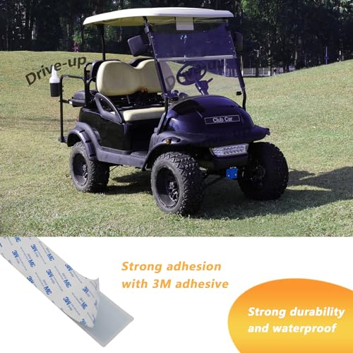 Snapklik.com : Name Plate,Black Gold Decal For Club Car Precedent Golf ...