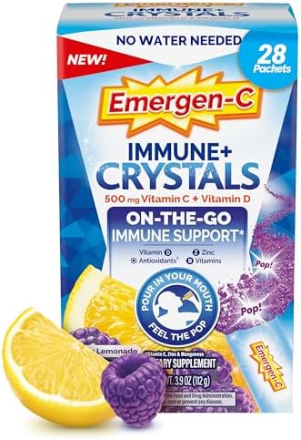 Amazon.com: Emergen-C Immune Plus Crystals, On-The-Go Immune Support ...
