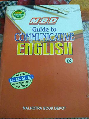 MBD Guide to communicative English class 9 : Amazon.in: Books