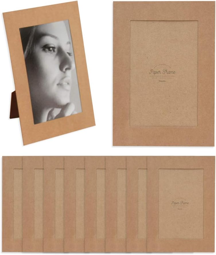 Amazon.com - Juvale Cardboard Paper Picture Frame DIY Hanging Kit (50 ...
