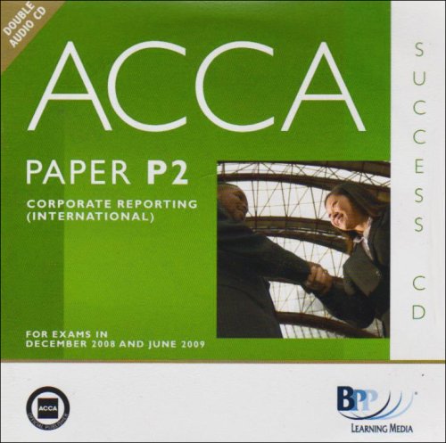 Buy ACCA - P2 Corporate Reporting (INT) (Success CD) Book Online at Low ...