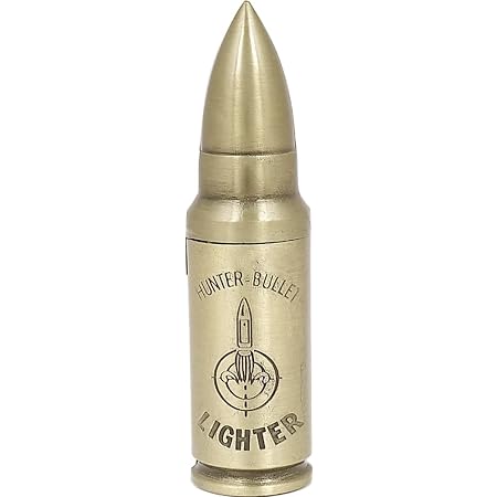 STAR MAGIC® HUNTER - BULLET SHAPE FLAME CIGARETTE LIGHTER : Amazon.in ...