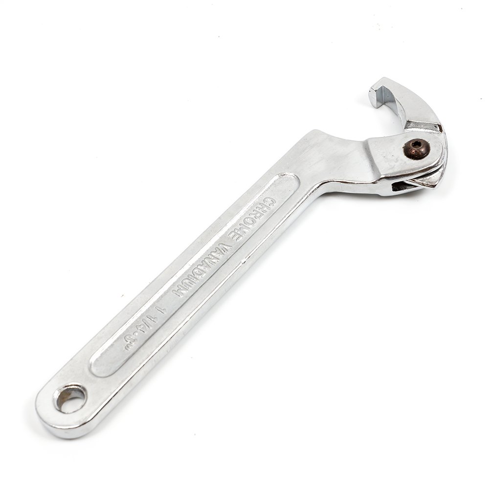 C Spanner Tool Adjustable Hook Wrench Chrome Vanadium 32-76MM : Amazon ...