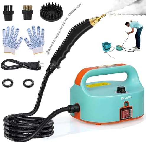 Kavolet Steam Cleaner 1500W High Temperature High Pressure Mobile ...