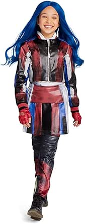Amazon.com: Disney Evie Costume for Kids - Descendants 3 Size 9/10 Blue : Clothing, Shoes & Jewelry