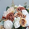 Amazon.com: Ansho Rustic Artificial Flowers Bridal Bouquet, Silk Flower ...