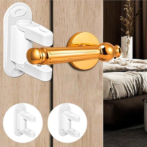 Amazon.com: Door Lever Lock (2 Pack) Child Proof Doors & Handles ...