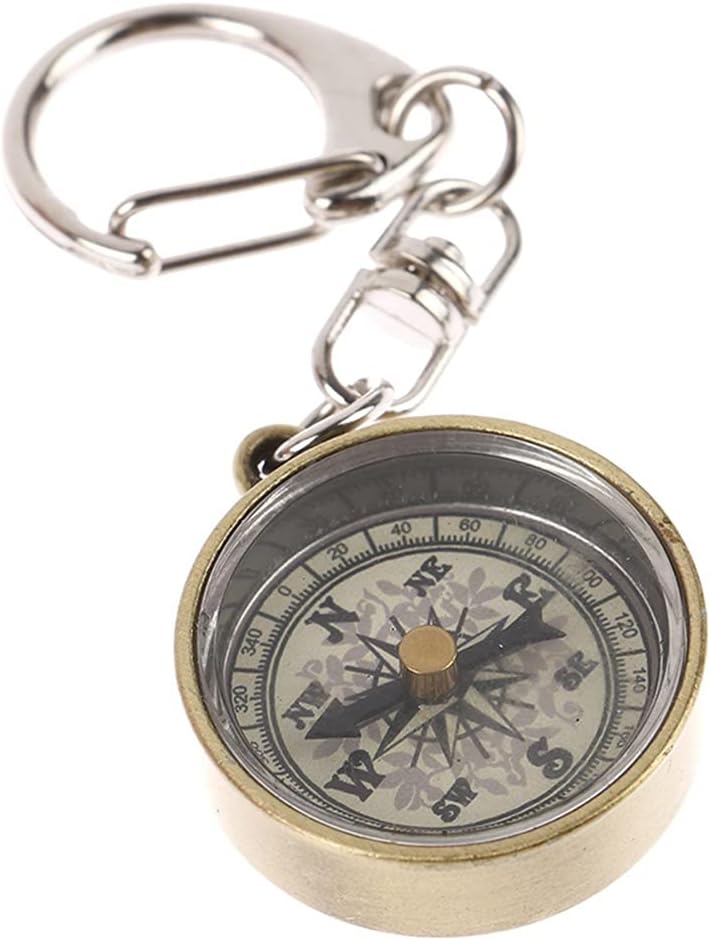 Amazon.com: Mini Survival Compass Zinc Alloy Camping Compass Outdoor ...