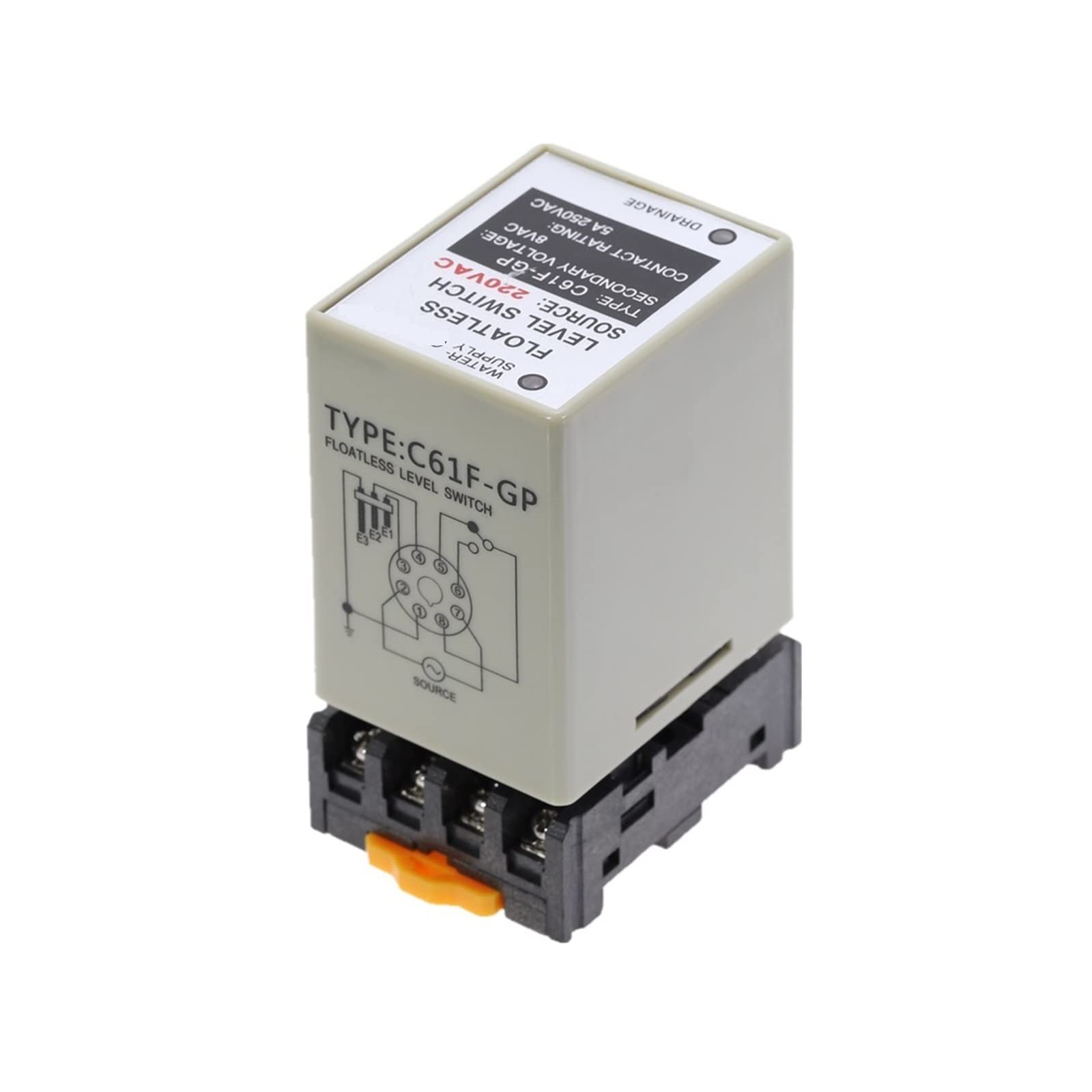 Buy DoUBLeHero Level Switch Relay 1pcs C61F-GP AC220V Level Relay ...