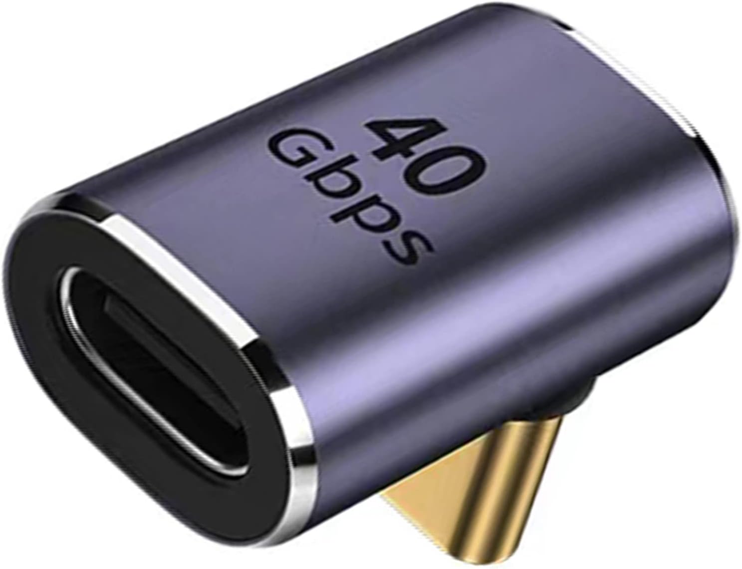 Amazon.co.jp: タイプC L字 USB to Type C変換アダプター 上下 90度 直角 Type Cオスメス USB 4.0 40Gbps高速転送 PD充電 100w 8K ...