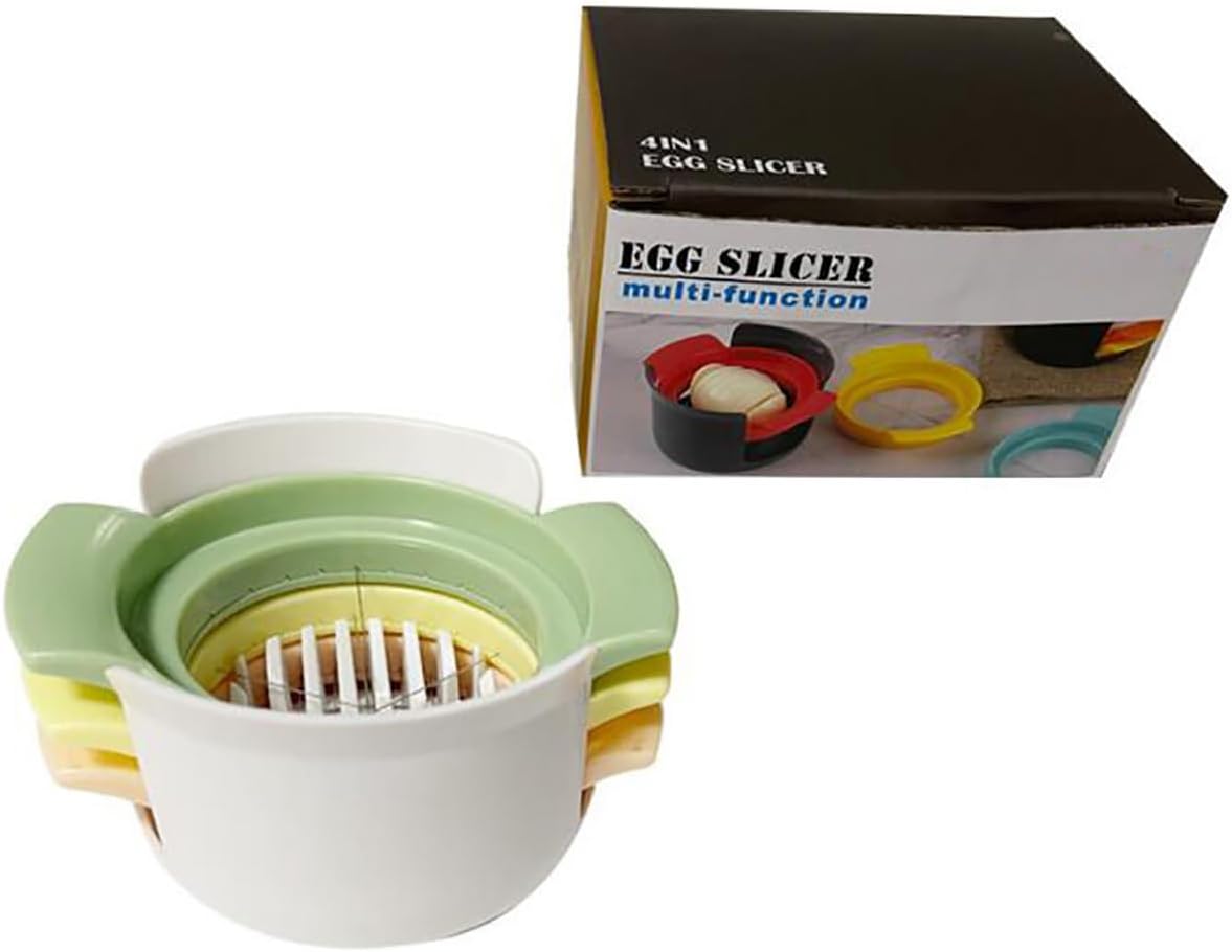 Amazon.com: NentMent 2 Pack Egg Slicer for Hard Boild Egg Cutter ...