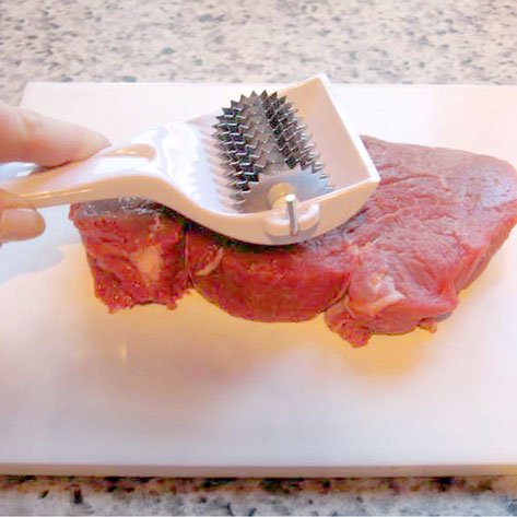 Meat Tenderiser 2 Cylinder Slicer Stainless Steel – BigaMart