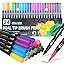 Amazon.com : Halobios 120 Colors Dual Brush Marker Pens, Art Markers ...