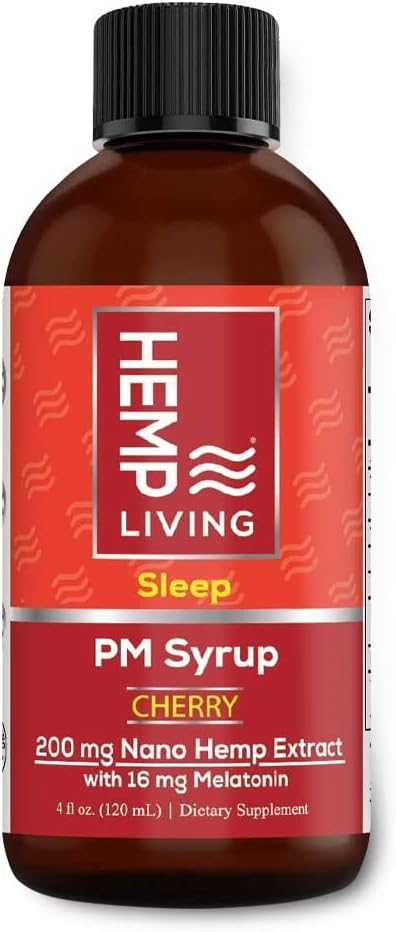 Amazon.com: HEMP LIVING Sleep Aid Syrup, Supplement Liquid with 200 MG ...