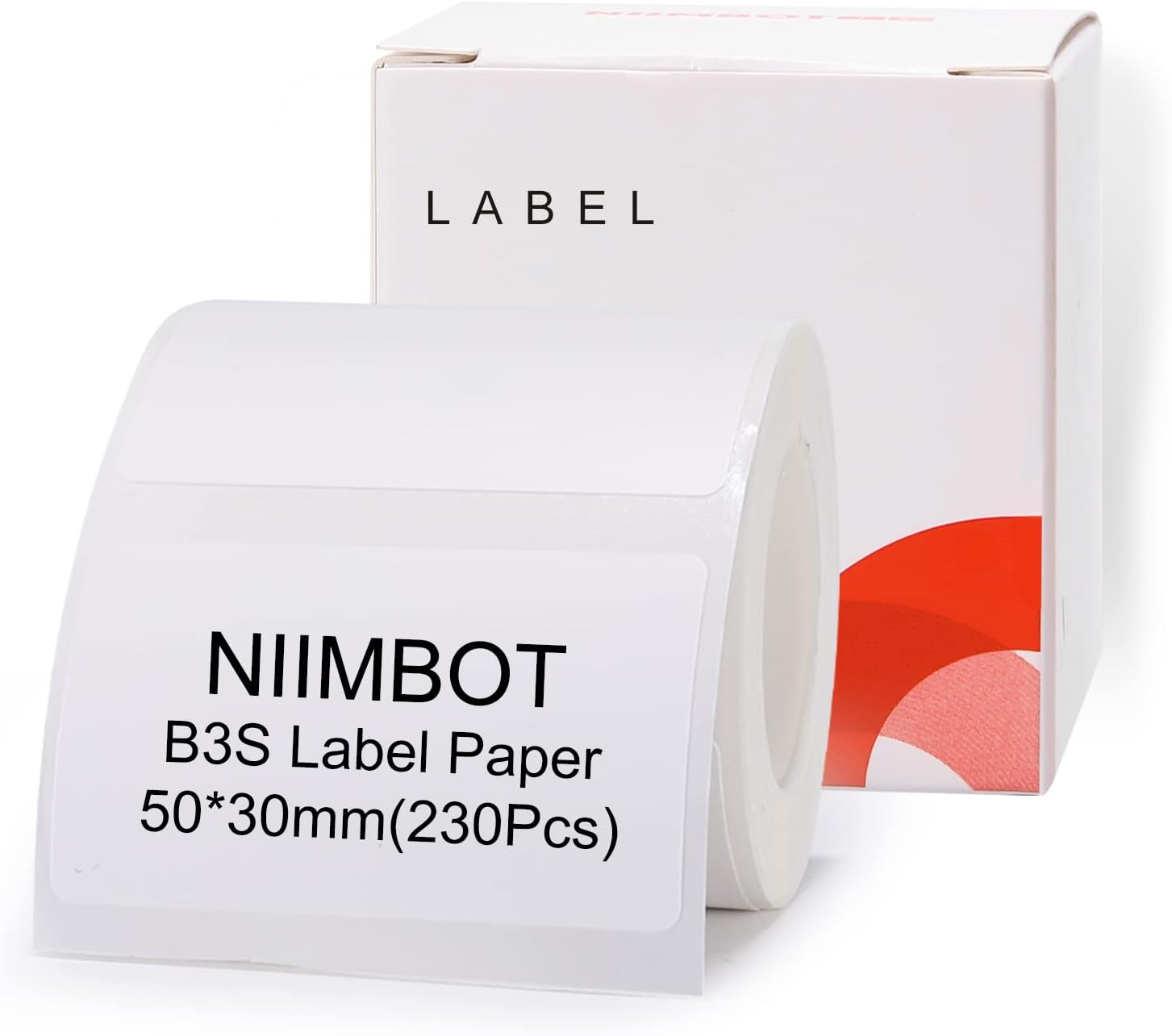 Amazon.com : NIIMBOT Label Maker Tape White Label Print Paper ...