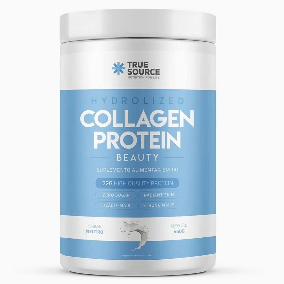 True Source Collagen Protein Beauty 450G Neutro - | Amazon.com.br