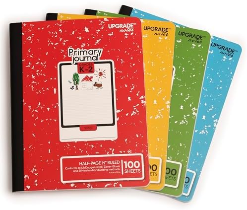 Amazon.com : Mead Primary Journal, Half Page Ruled, Grades K-2, 7 1/2" x 9 3/4", 100 Sheets, 1 ...