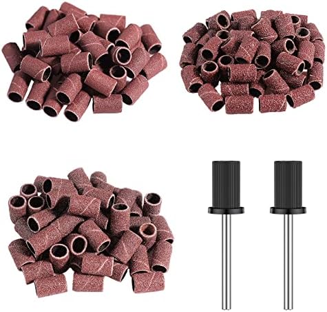 Amazon.com: alle's Small Sanding Bands for Nail Drill Efile Sanding ...