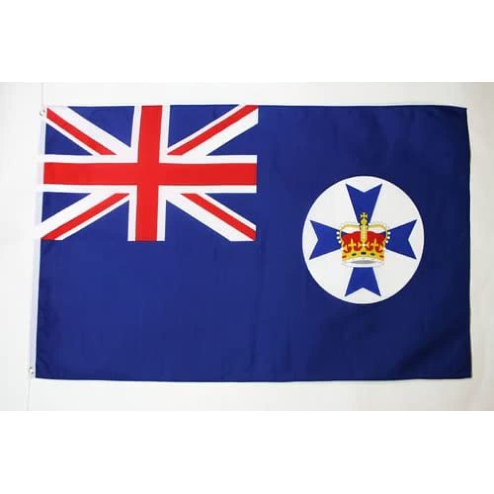 Amazon.com : AZ FLAG - Queensland Flag - 2x3 Ft - 100D Polyester ...