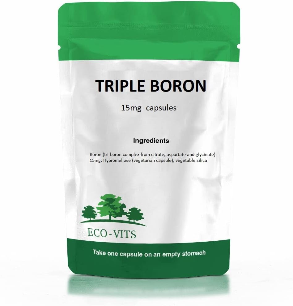 HIGH Strength Triple Boron Complex (15mg) 365 Capsules : Amazon.co.uk ...