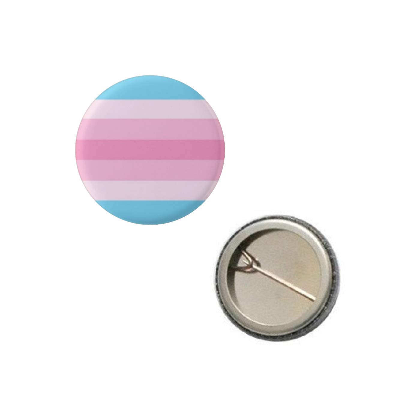 Amazon.com: Transfeminine Trans Woman Man Pride Flag Pin 1” Round ...