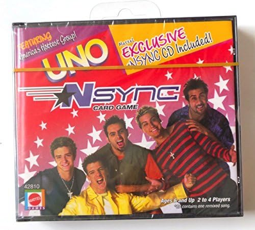 Amazon.com: Mattel Uno NSync Card Game : Toys & Games