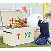 Amazon.com: YOLOXO Toy Box Chest, Collapsible Sturdy Storage Bins with ...