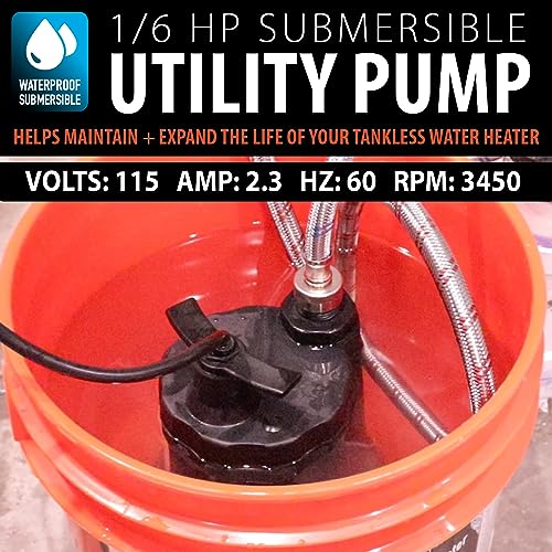 Snapklik.com : DrainX Tankless Water Heater Flush Kit