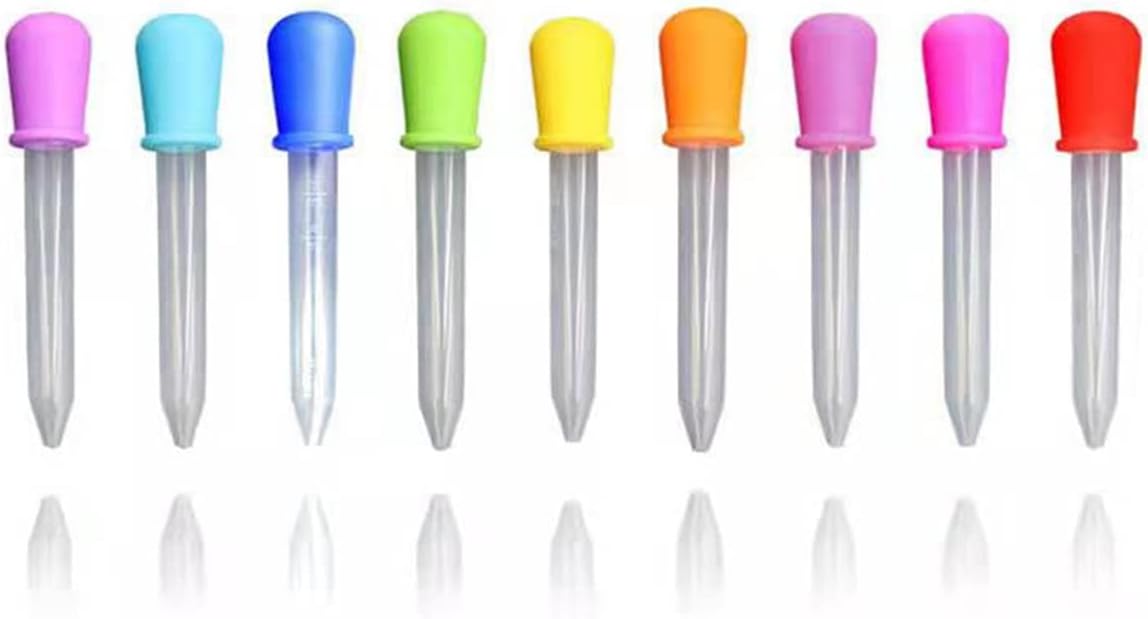 Liquid Droppers Silicone 5ml Clear Liquid Medicine Eye Dropper Silicone ...