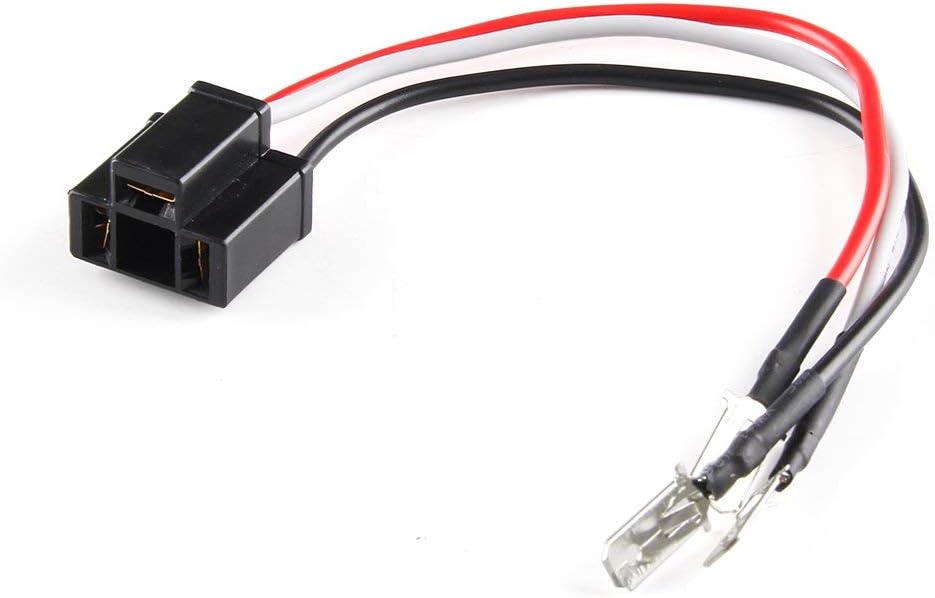 2 PCS H4 to 3 Pin Adapter H4 9003 HB2 Extension Wiring Harness Sockets ...