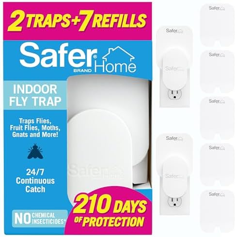 Amazon.com : Safer Brand Home SH502-2SR 2 Indoor Plug-in Fly Traps for ...