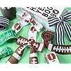 Amazon.com: H1vojoxo Football Wired Edge Ribbon - 4 Rolls 24 Yards ...