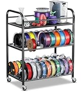 Amazon.com: AHOWPD 3D Printer Filament Storage Rack - 4 Tier Heavy Duty ...