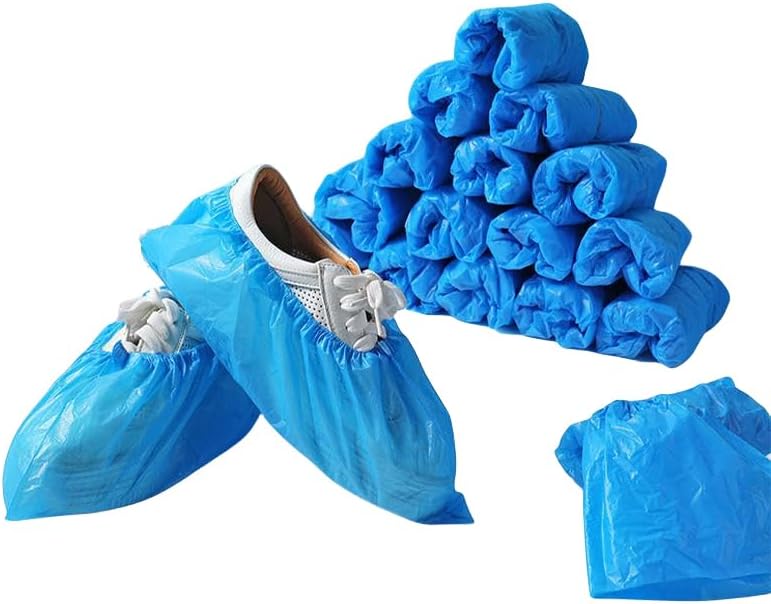 Shoe Covers Disposable Non Slip - 100 (50 Pairs), Waterproof and ...