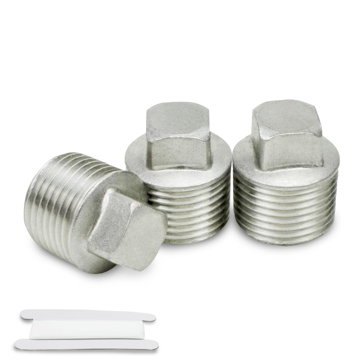 Bwintech 6 Pcs 3/4"Male BSP Stainless Steel 304 Male Cap Hex Socket ...