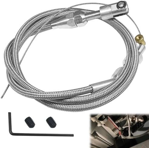 Amazon.com: ls throttle cable kit, 36 inch Stainless Steel Braided ...