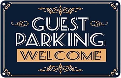 Amazon.com : Welcome Guest Parking Signs 12"x 8" Visitor Parking Signs ...