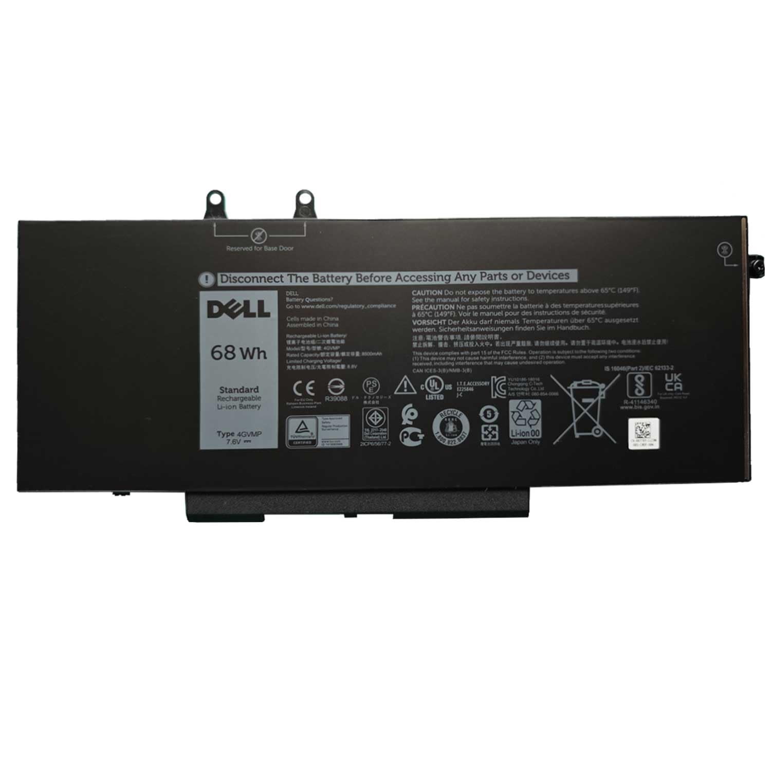 Amazon.com: DELL 4GVMP Battery for DELL Precision 3540 3550 DELL ...