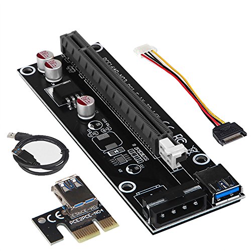 Amazon.com: 1-Pack PCIe riser cable VER 006 or Ver006C PCI-E 16x to 1x ...
