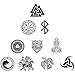 Amazon.com - 10 pcs Viking Sticker Set, Waterproof, Vinyl Stickers ...