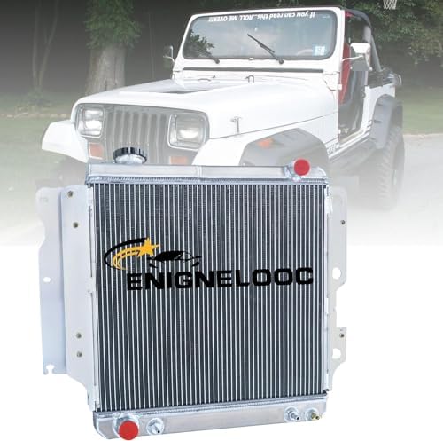 Amazon.com: Enignelooc 3 Row Aluminum Radiator for 1987-2006 Jeep ...