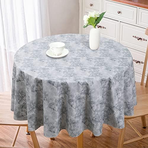 Amazon.com: Spotjoy Round Table Cloth, Waterproof Vinyl Tablecloths ...