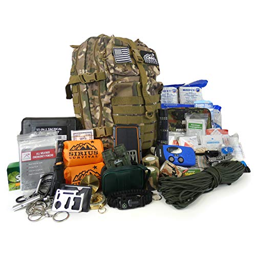 Survival Bug Out Bag. Pre-Packed Emergency Survival Kit/Bug Out Bag for ...