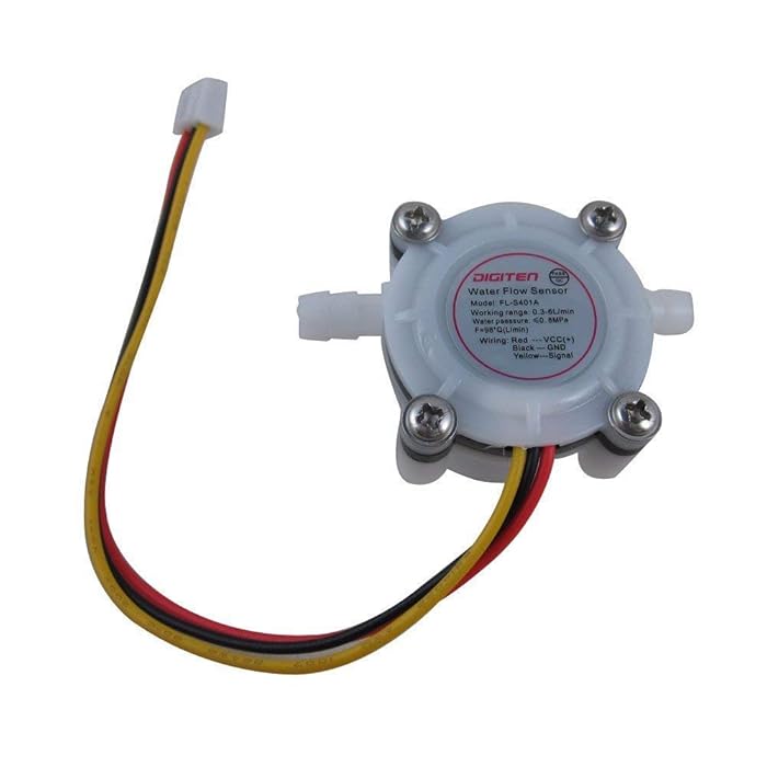 Buy DIGITEN G1/4" Water Flow Sensor, Food-Grade Hall Effect Sensor Flow ...