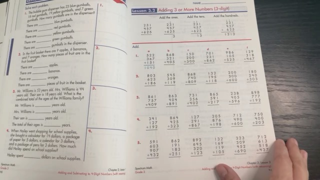 Watch Review of Spectrum Math for 3rd grade workbook on Amazon Live