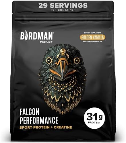 Amazon.com: BIRDMAN Falcon Performance Vegan Protein Powder, 31g ...