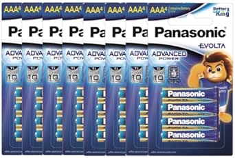 Panasonic Energy India Co Ltd Panasonic Evolta Premium Aaa Alkaline Batteries-32-Pack,Long ...