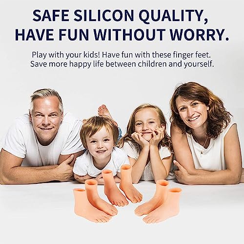 Operitacx Mini Puppets Feet 6 Pairs Finger Feet Puppet Tiny Feet Set ...