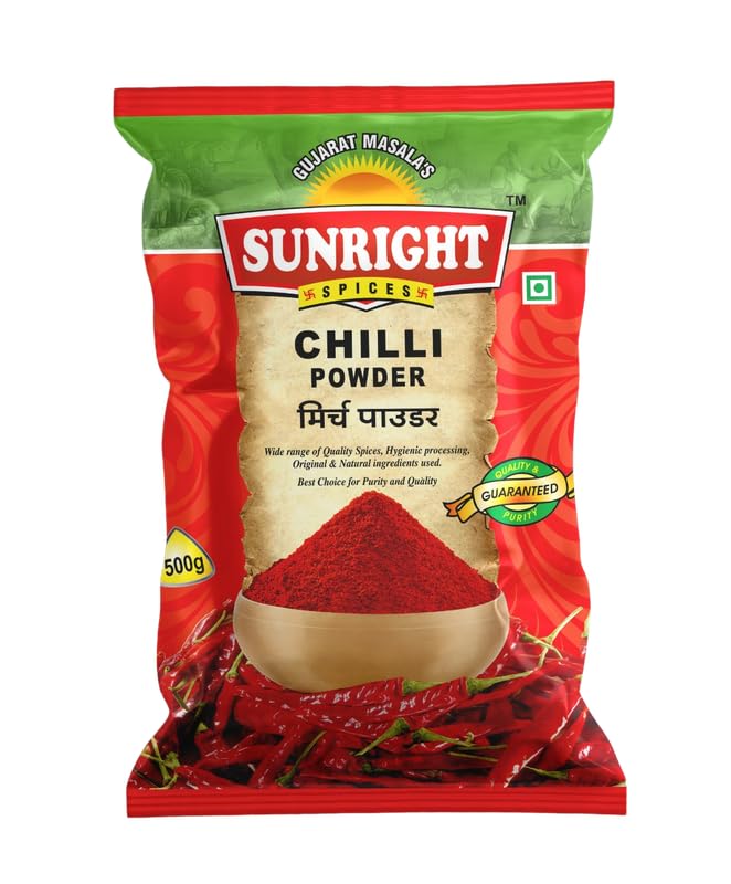 SUNRIGHT Spices CHILLI POWDER (500 G) : Amazon.in: Grocery & Gourmet Foods