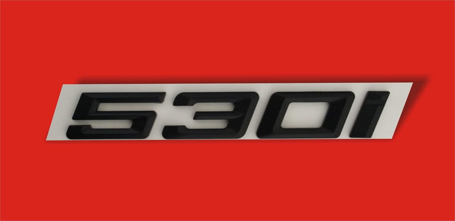 Amazon.com: QC 530i Matte Black Genuine Size Trunk Lid Compatible with ...